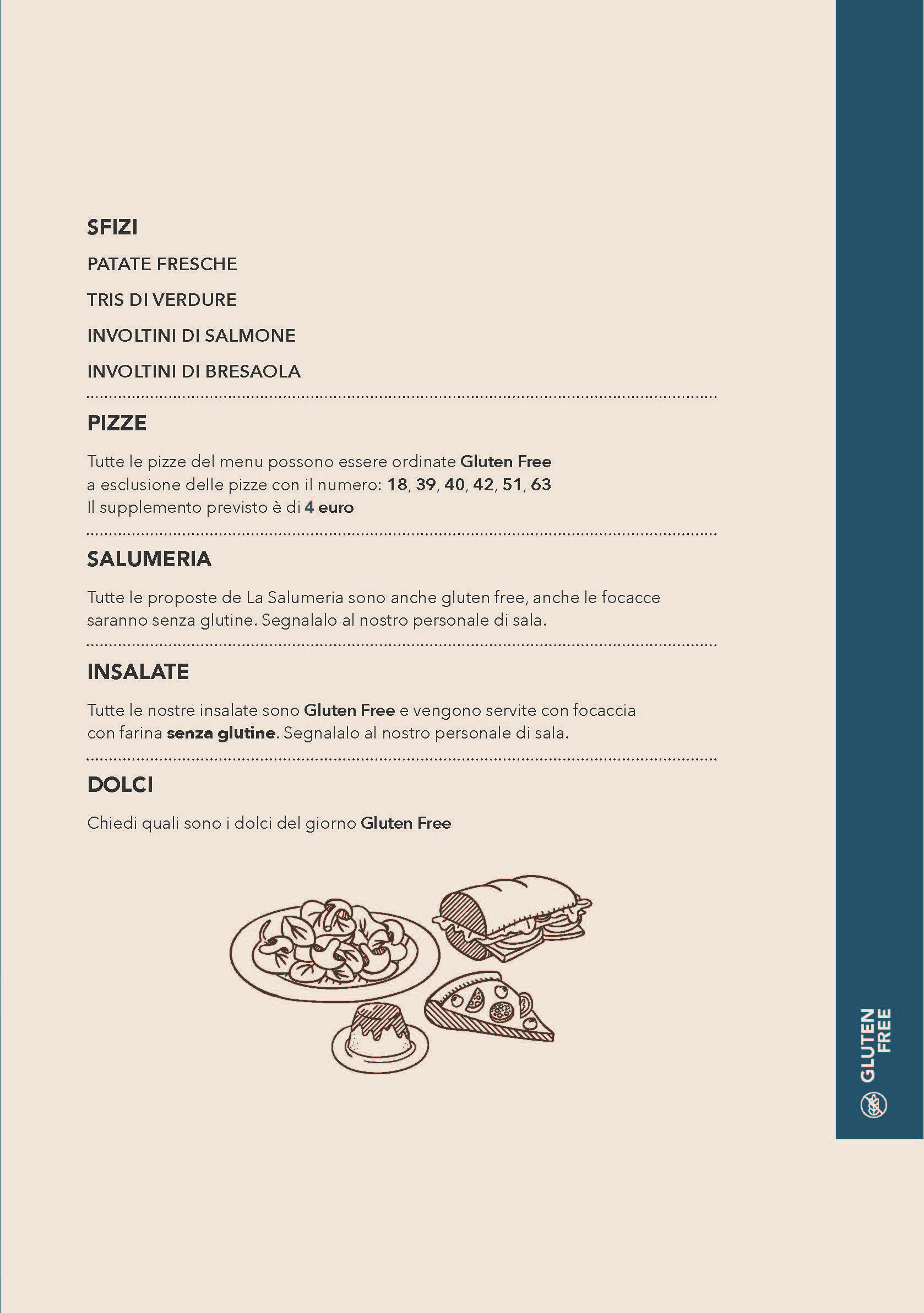 Menù Food - Al Vicolo Group